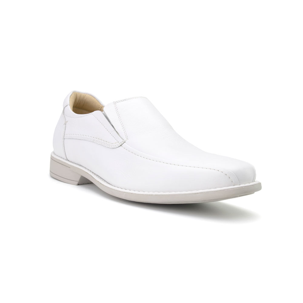 Sapato Social Masculino em Couro SLU 18606 Branco